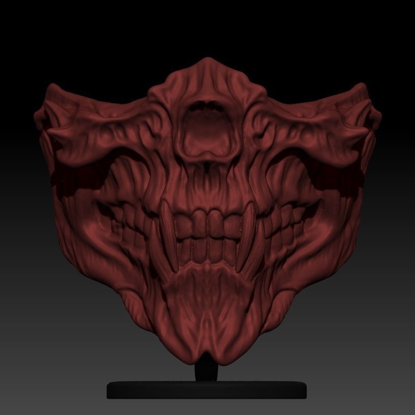 DEMON MASK 3D model 3D printable | CGTrader