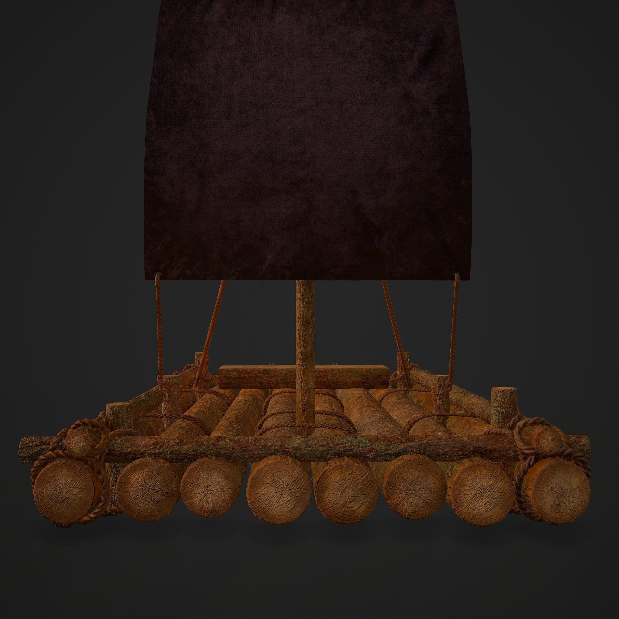 Medieval Raft 3D model | CGTrader