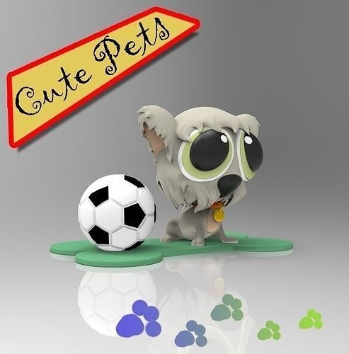 Cute Pets Coleccionables Winter 3D model 3D printable | CGTrader