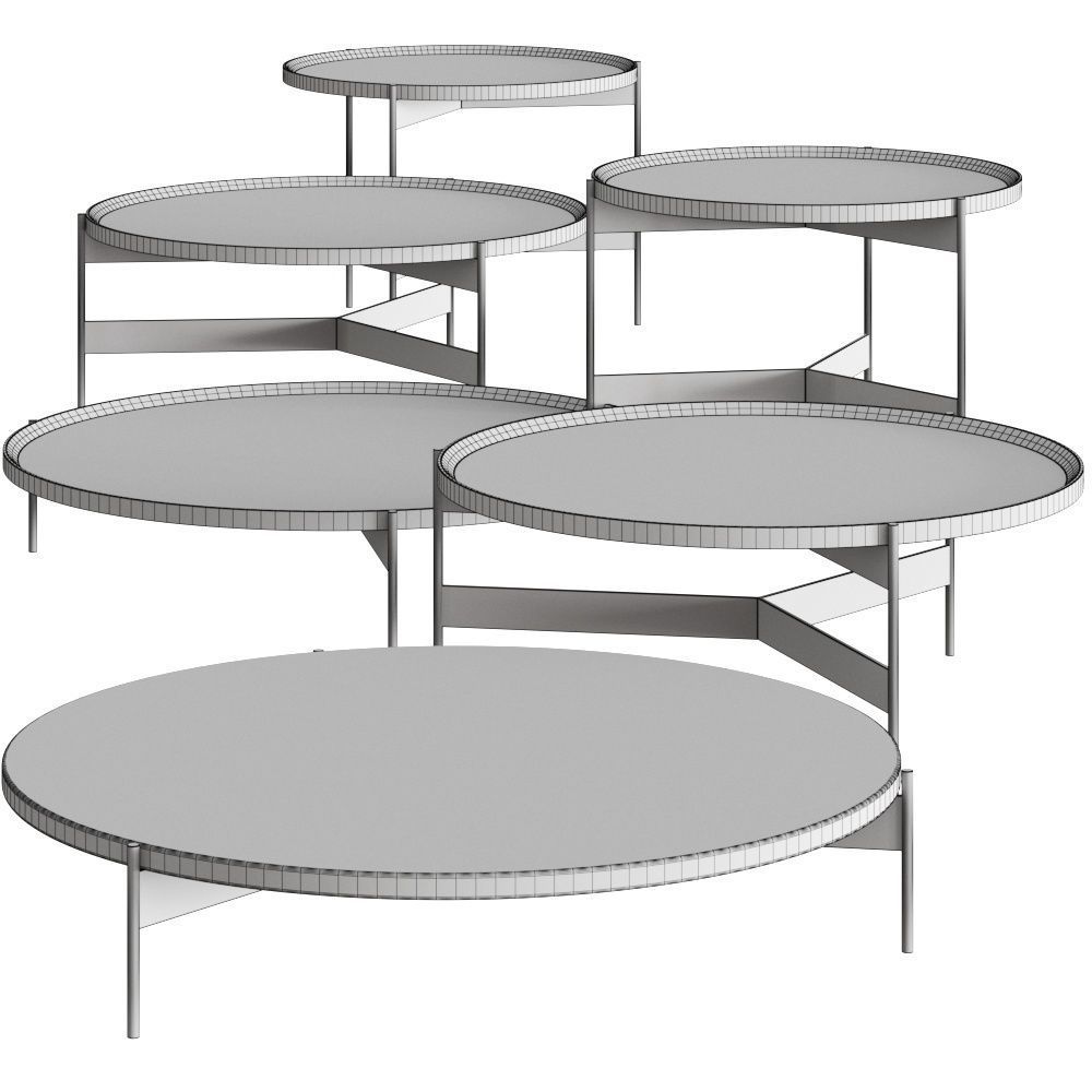 Pianca Abaco Coffee Tables 3D model | CGTrader