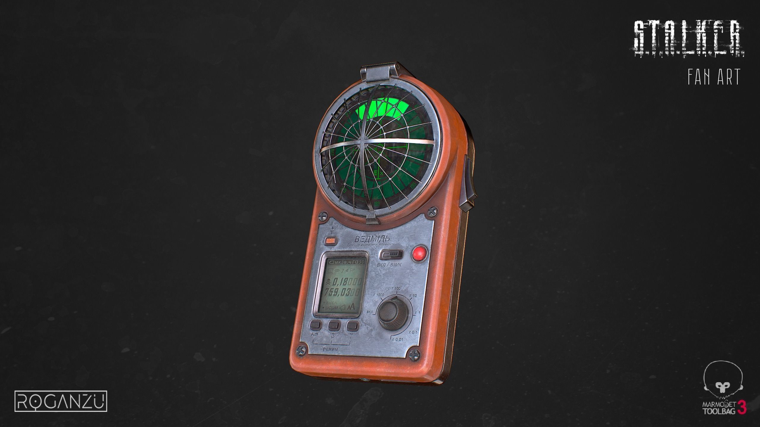 PBR Bear Detector from STALKER Fan Art free VR / AR / low-poly 3D model ...
