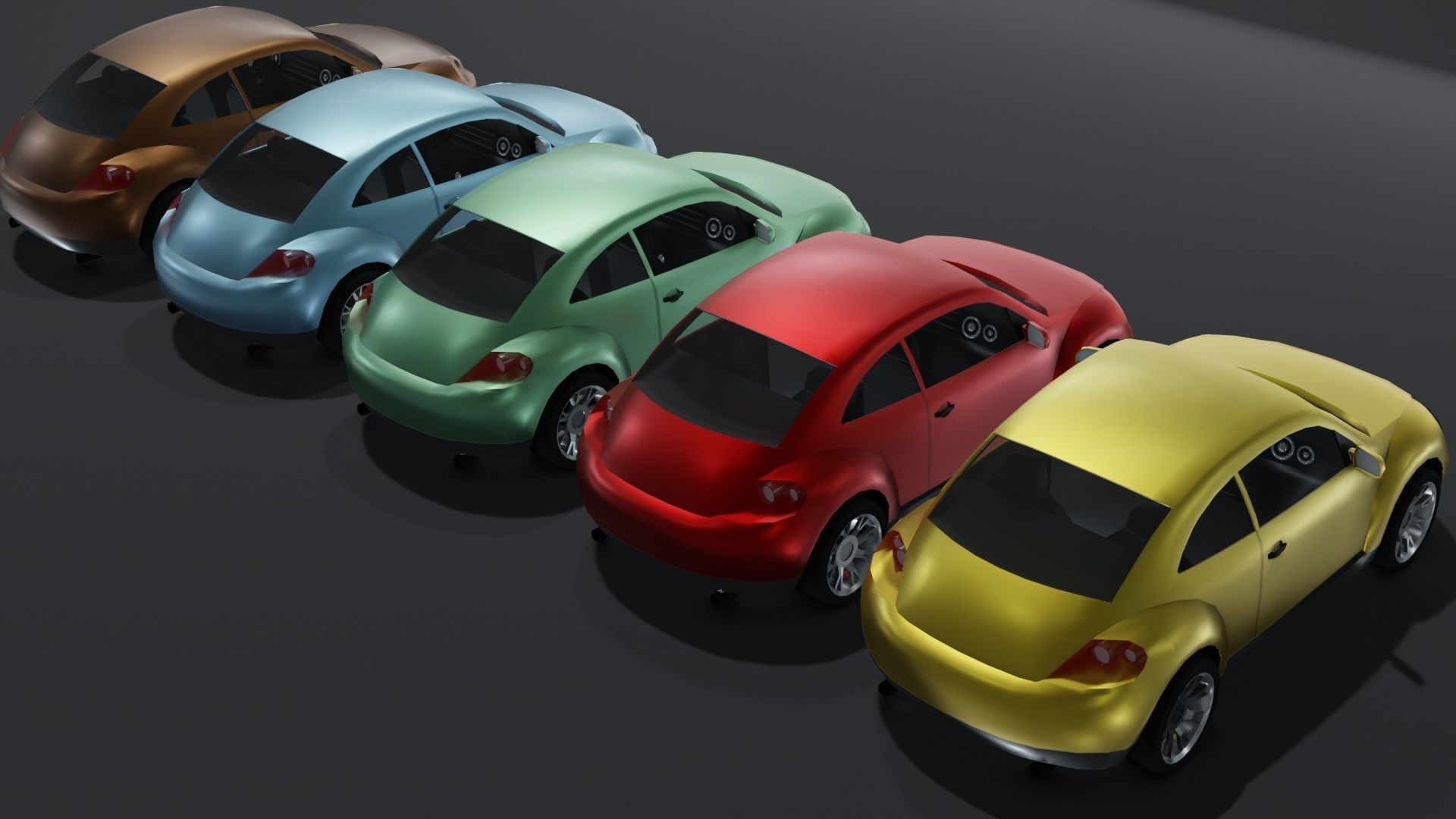 3D model Generic Compact Car With Interior Lowpoly 3D Model VR / AR ...