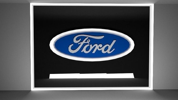 Ford Logo 3d