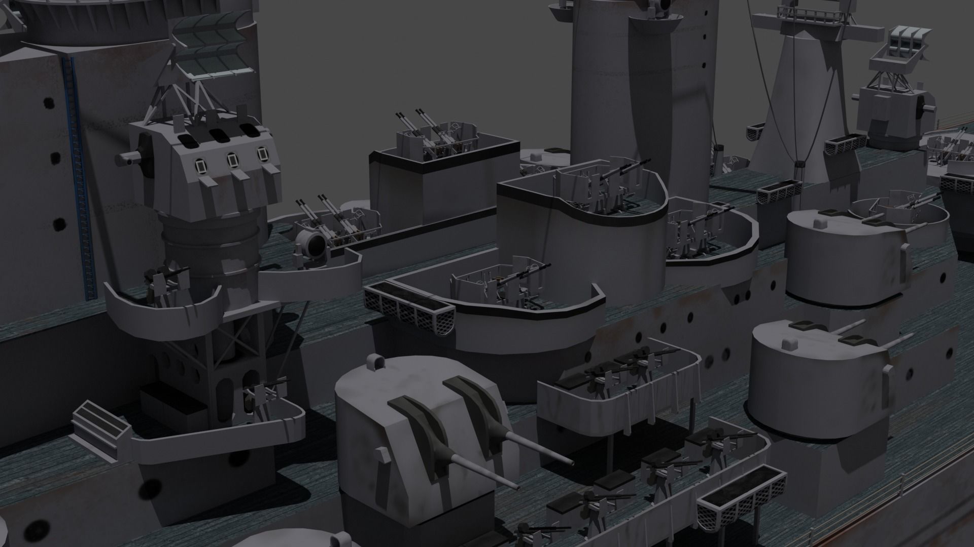 Battleship USS Iowa 3D model | CGTrader