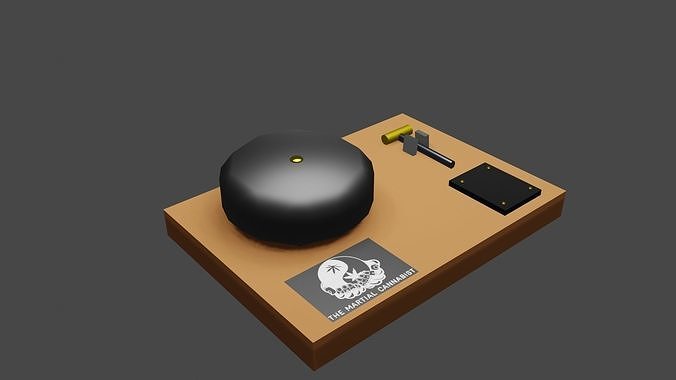 3D model time keeper bell Boxing MMA KICKboxing VR / AR / low-poly ...