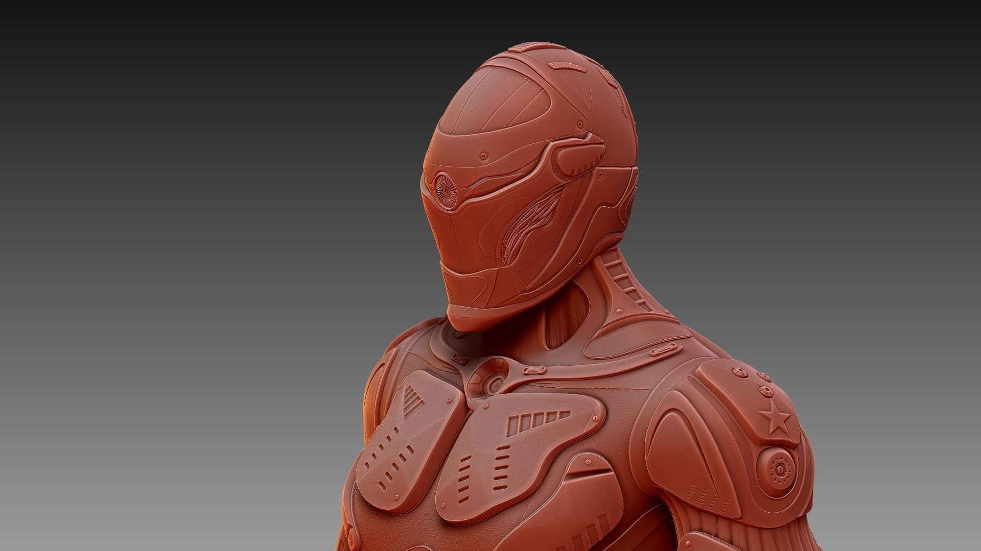 Sci-Fi Character 3D model | CGTrader