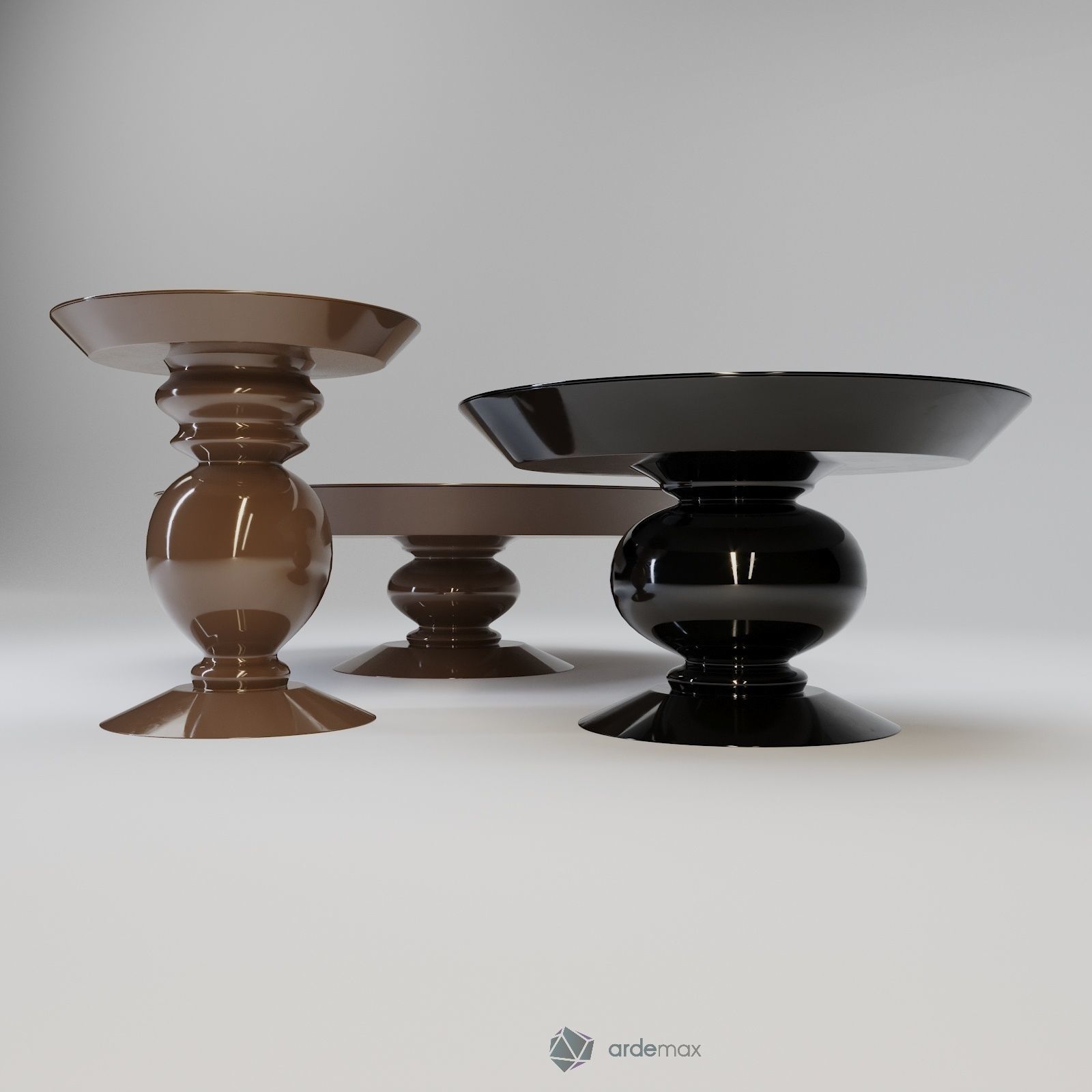 Modern tables 3D model | CGTrader