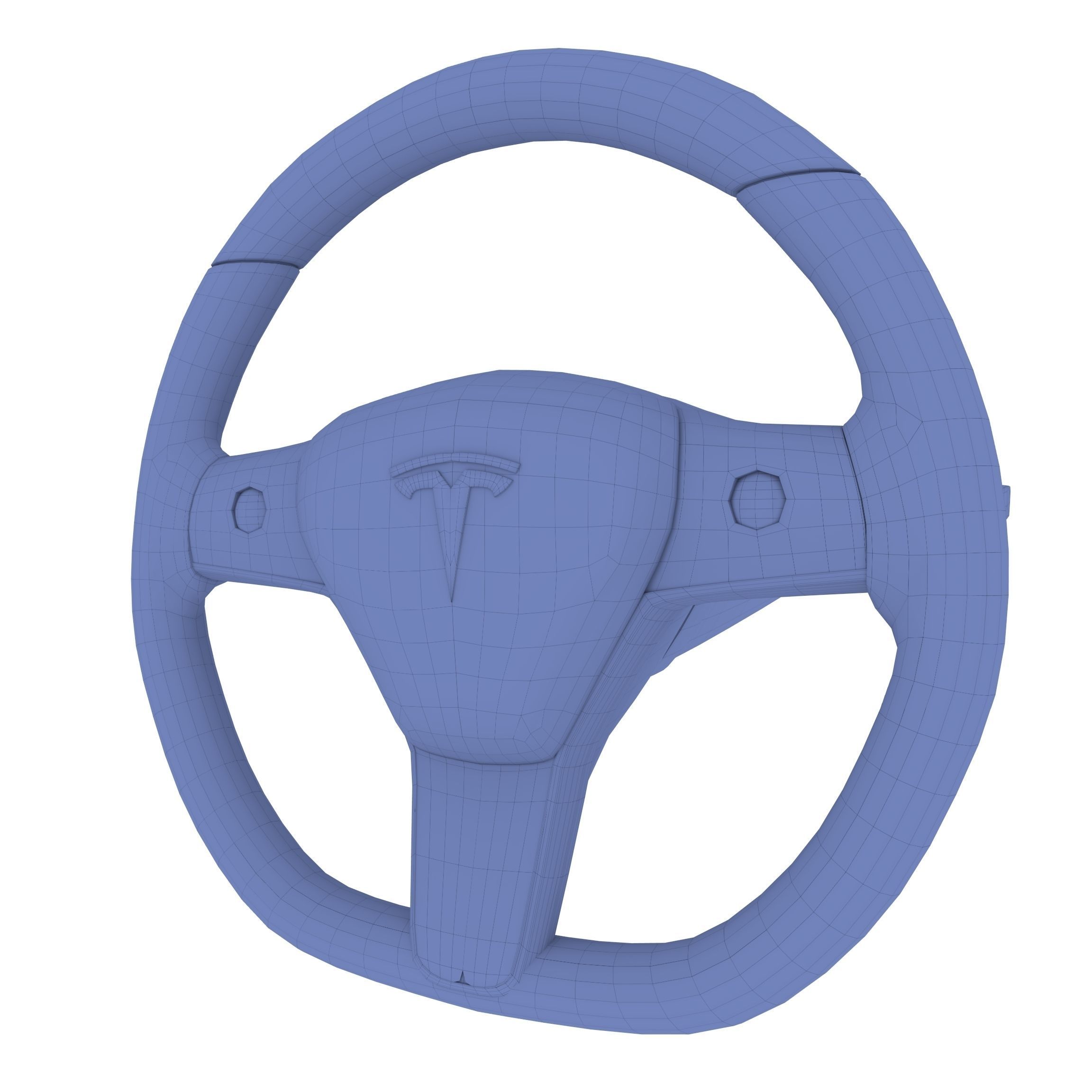 Tesla Model Y Steering Wheel 3D model | CGTrader