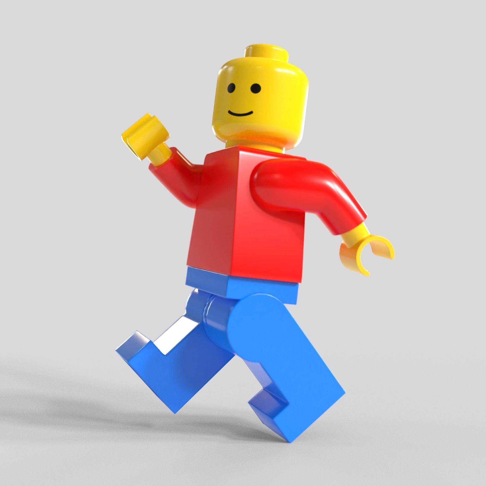 Lego Minifigure 3D model rigged | CGTrader