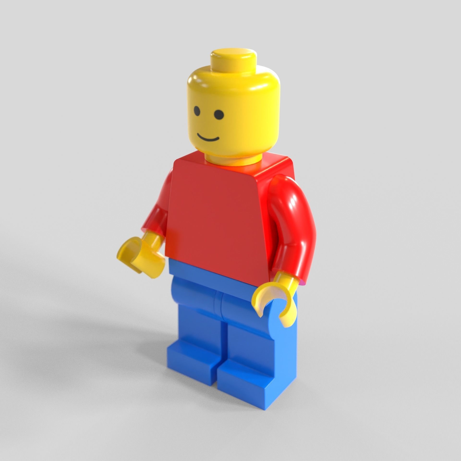 Lego Minifigure 3D model rigged | CGTrader