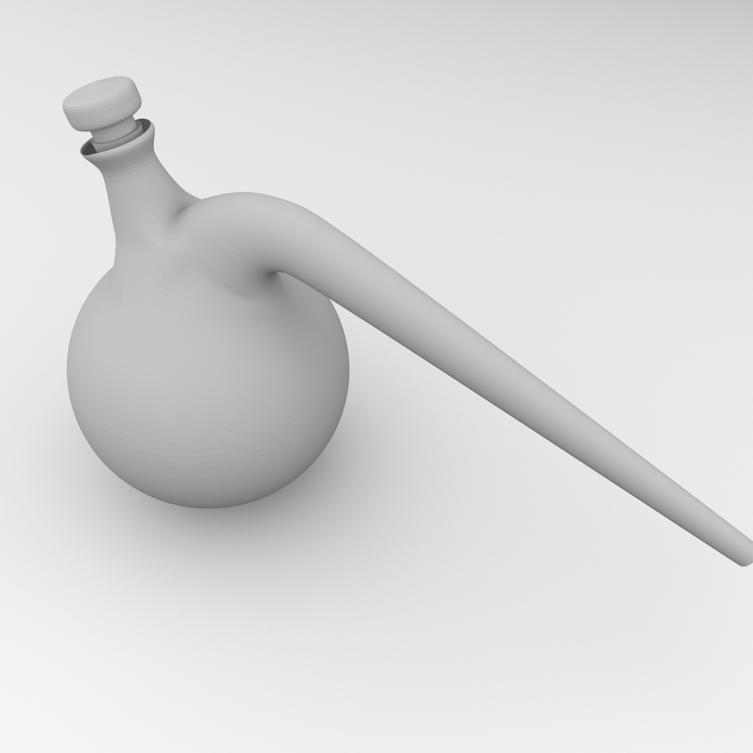 Retort 3D model | CGTrader