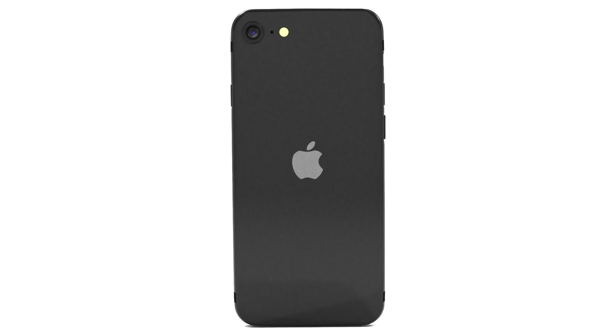 Black 3D model of Apple iPhone SE 2020 3D model | CGTrader