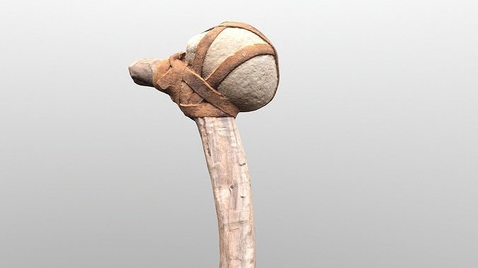 3D model Real Primitive Axe Stone VR / AR / low-poly | CGTrader