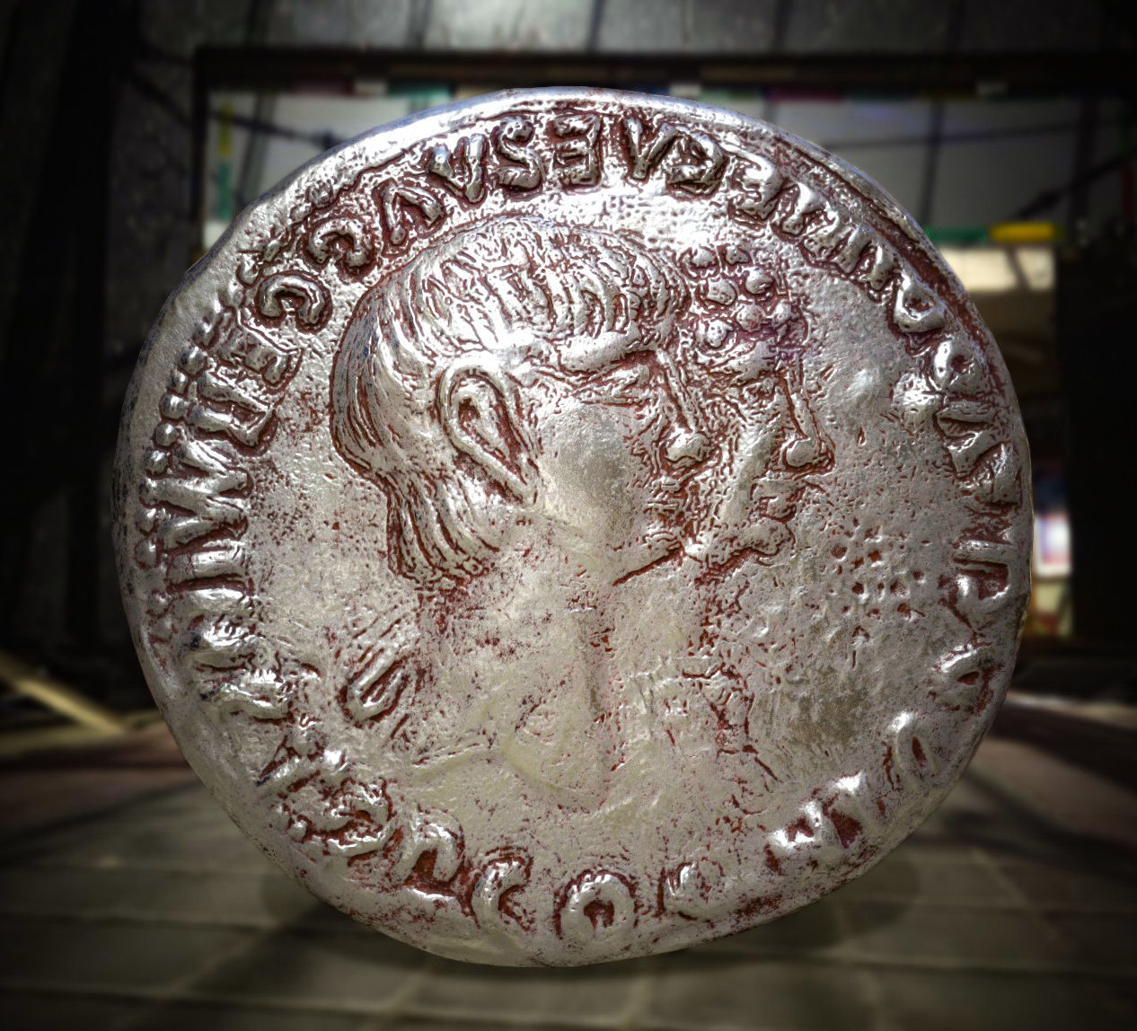 Silver Roman Coin 3D model | CGTrader