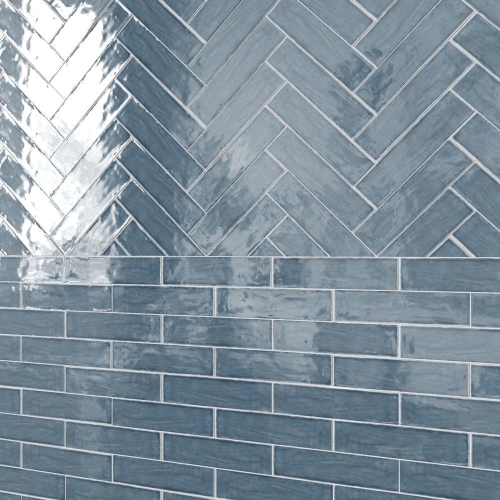 B TRAIN Gloss Crackle 3 X 12Ceramic Field Tile 3D model | CGTrader