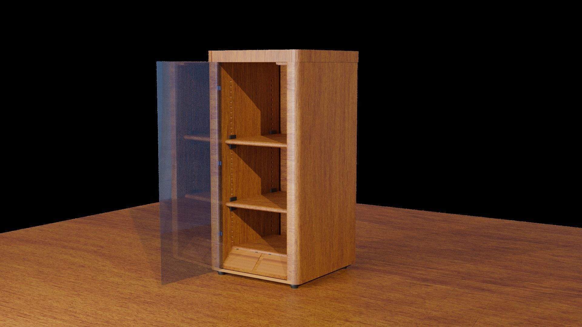 Wood Safe Almari 3D model | CGTrader