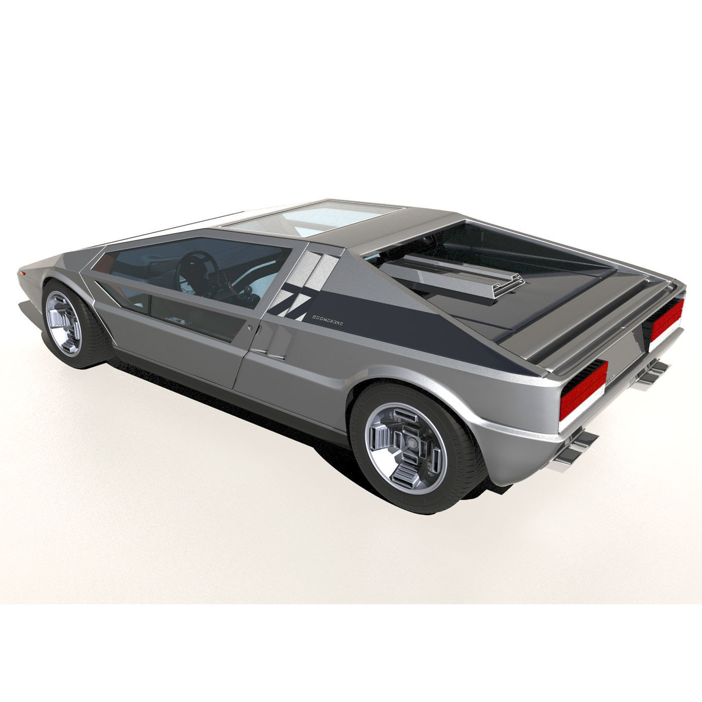 1971 Maserati Boomerang Concept Car 3D model | CGTrader