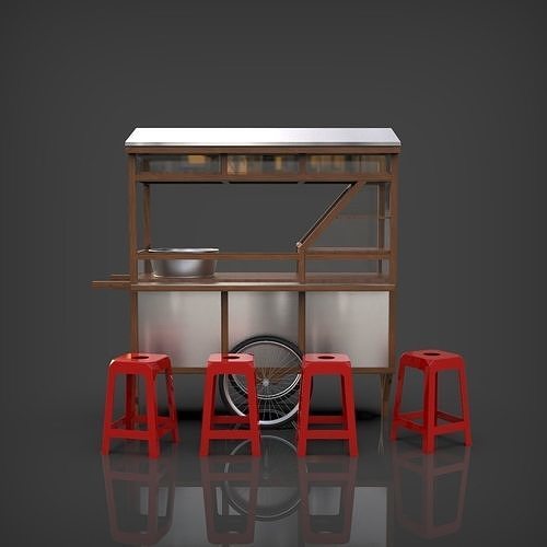 Asian Food Charts 3D model | CGTrader