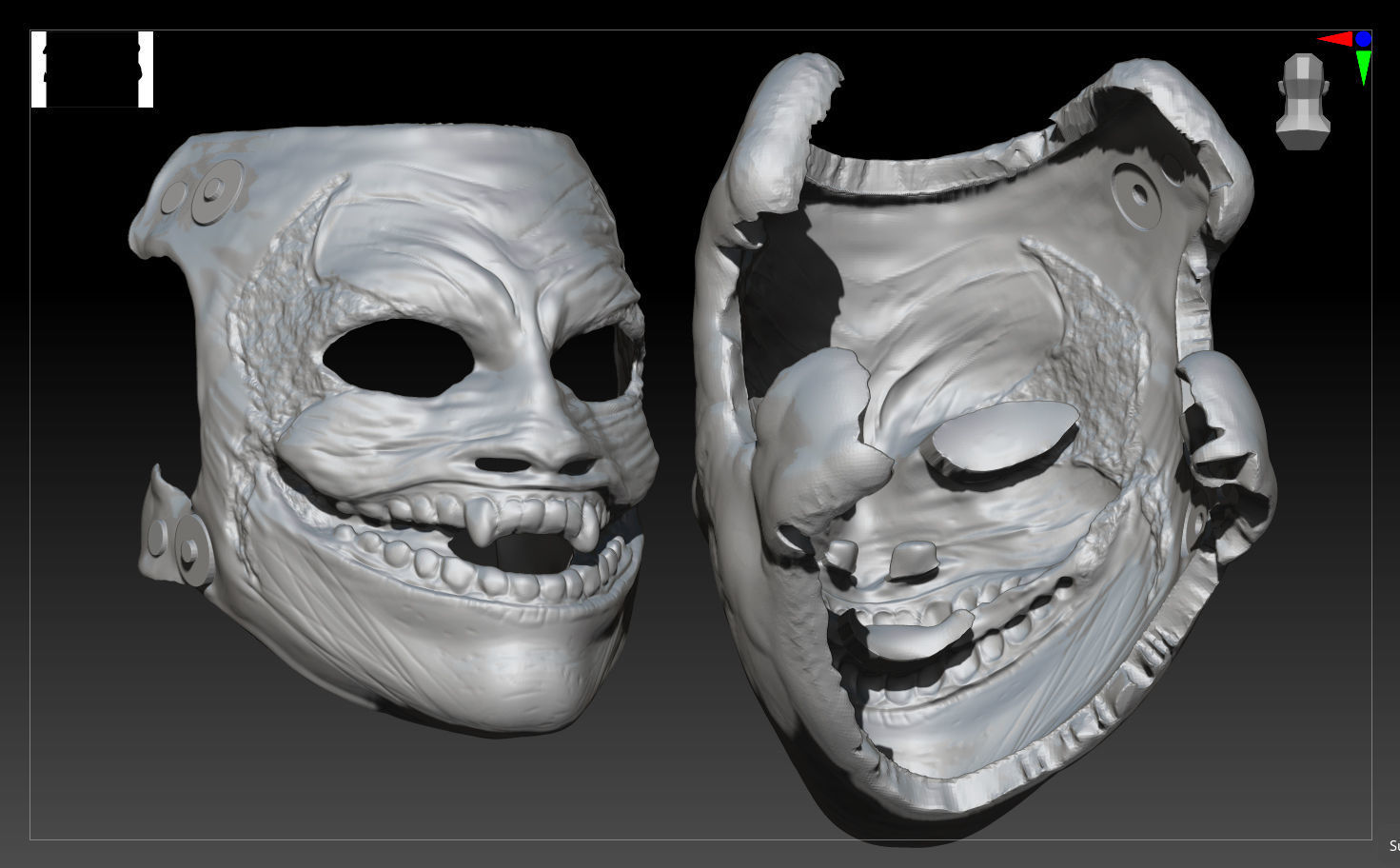 WWE Fiend Bray Wyatt Mask 3D model 3D printable | CGTrader