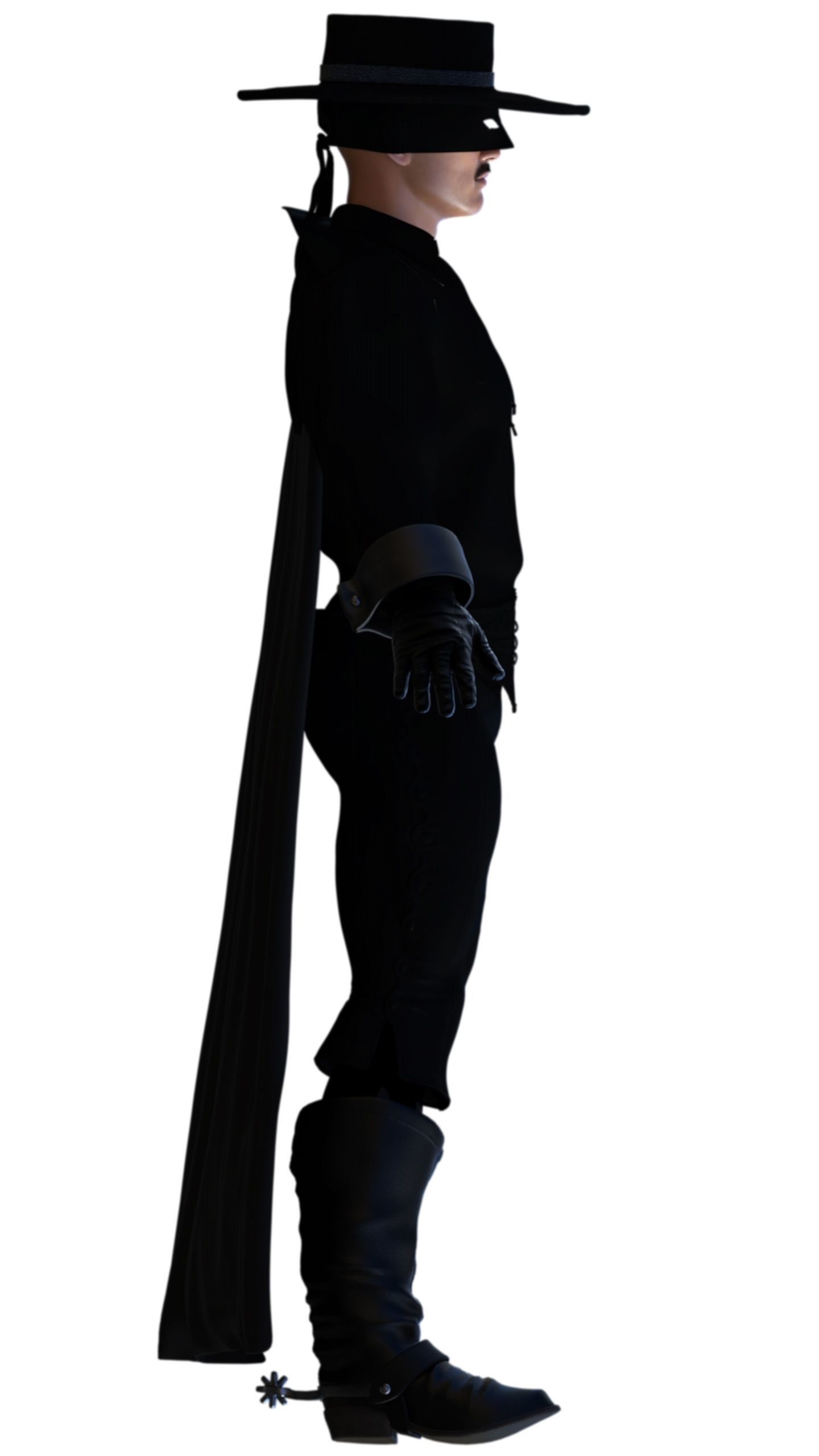 El Zorro 3D model animated rigged | CGTrader