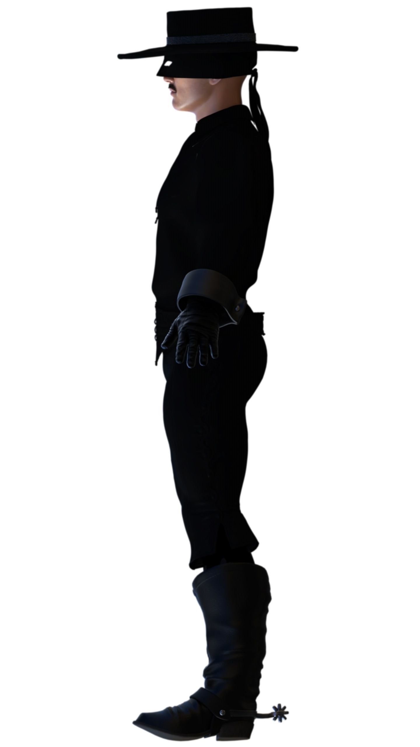 El Zorro 3D model animated rigged | CGTrader