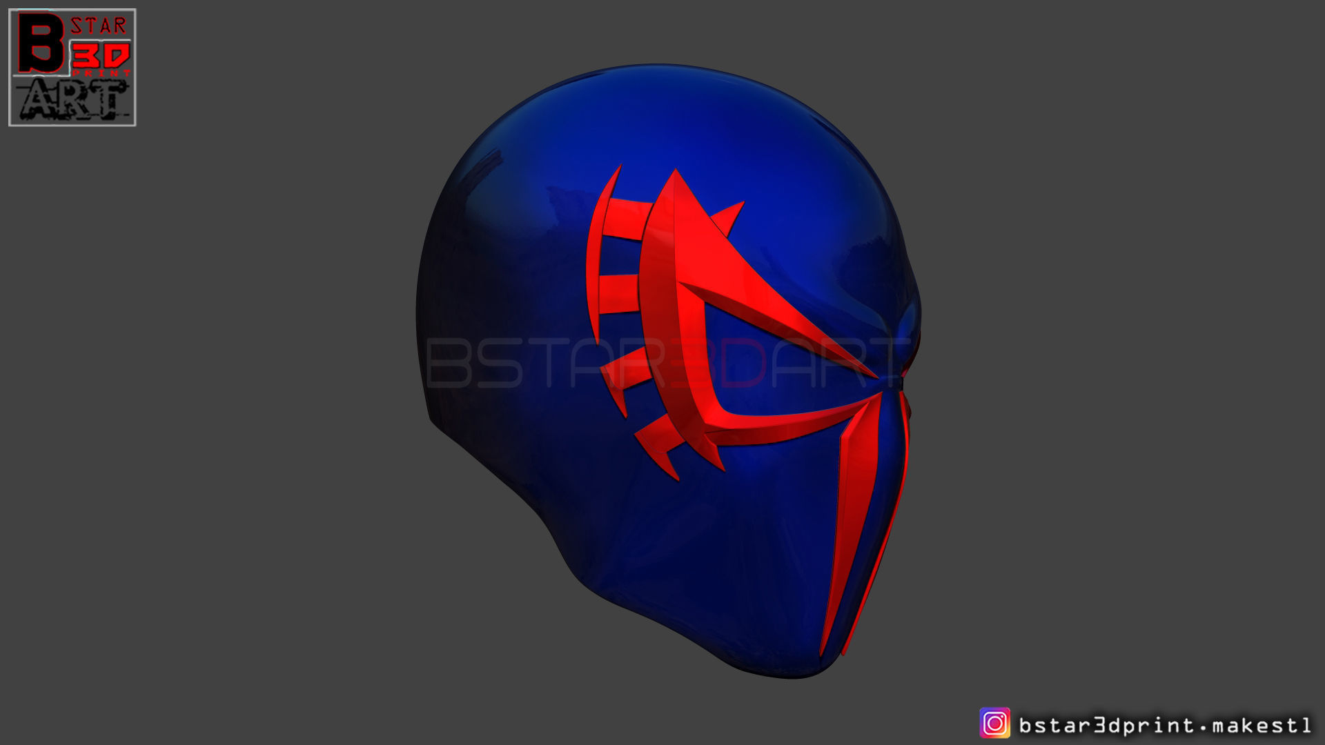 Spider Man 2099 mask -Spider man Helmet - Marvel comics 3D model 3D ...