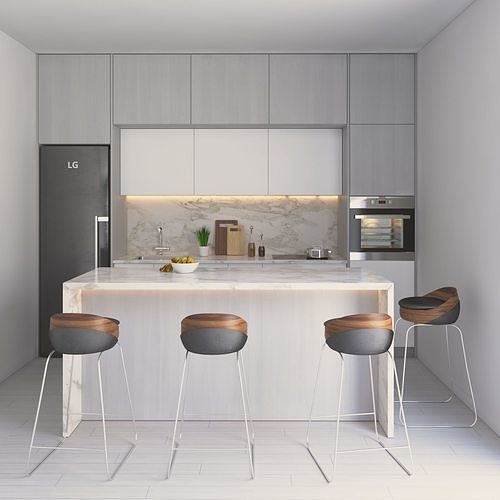 kitchen 022 3D model | CGTrader