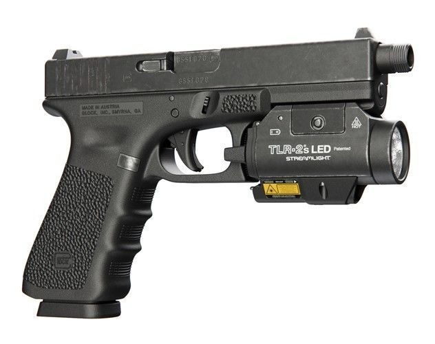 Pistol Glock 17 Gen4 and Flashlight with laser pointer 3D model | CGTrader