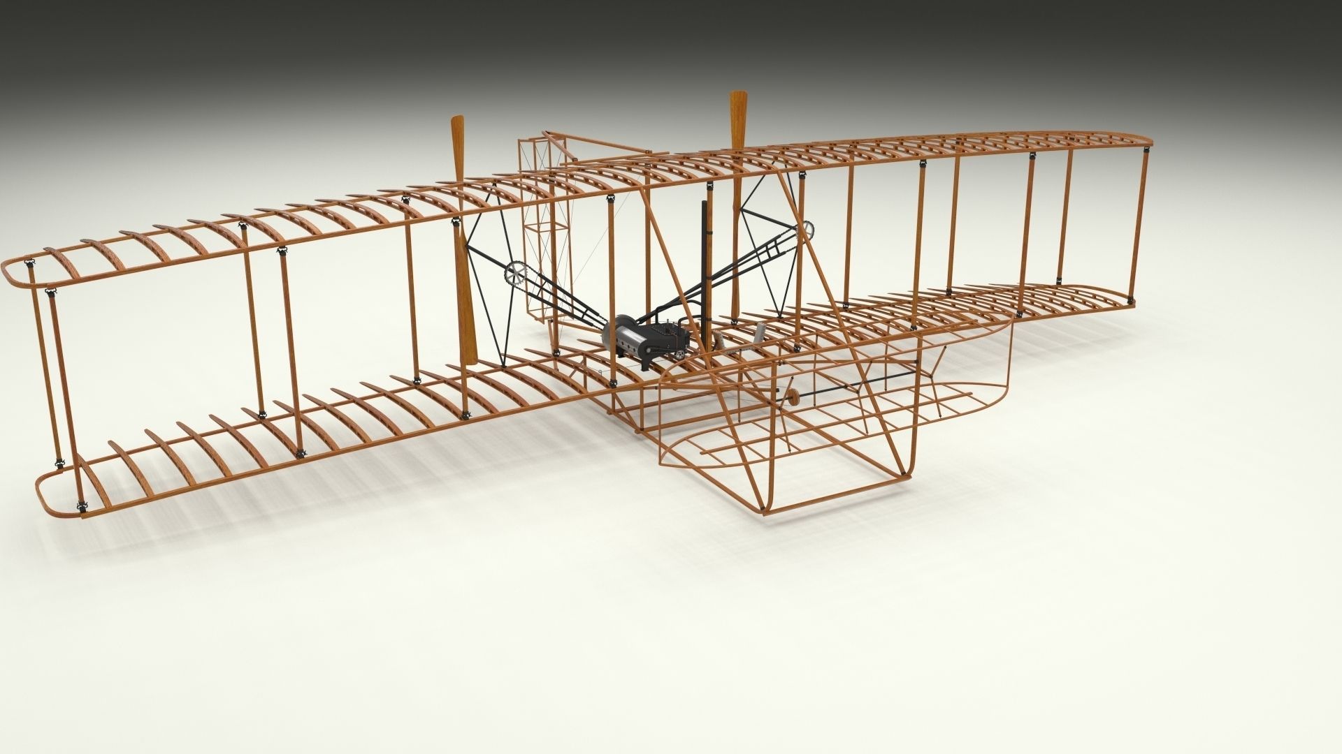 Wright Flyer 1903 3D model | CGTrader