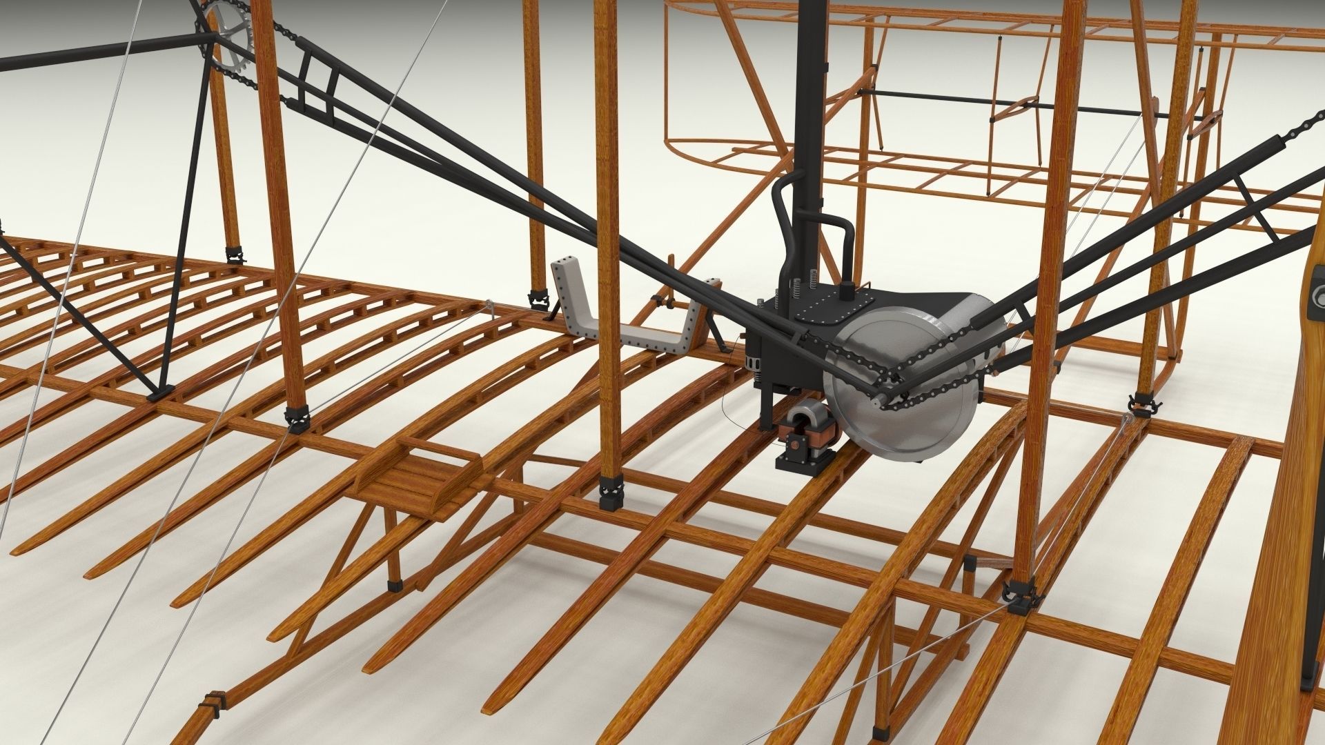 Wright Flyer 1903 3D model | CGTrader