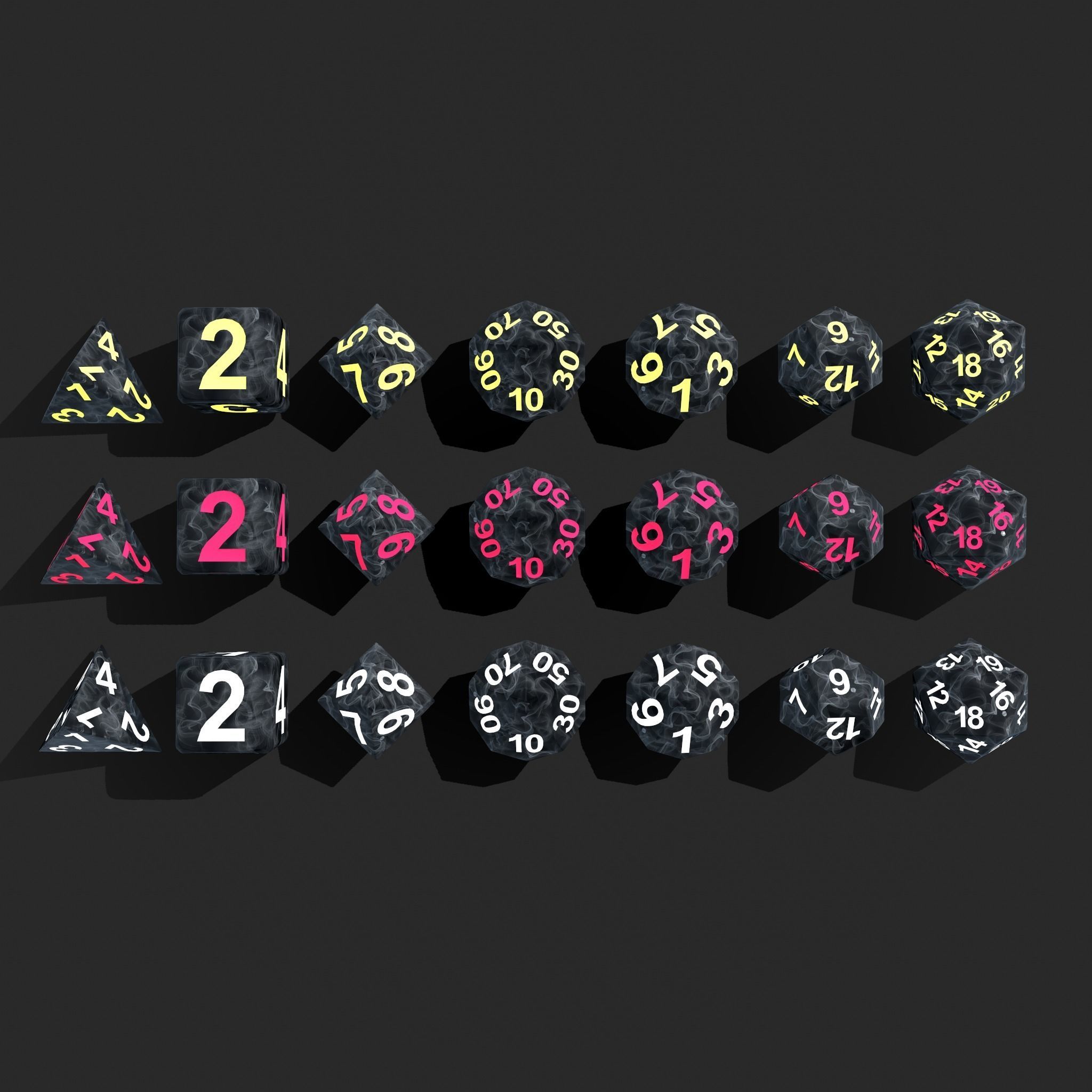 RPG Game Dice 3D model | CGTrader