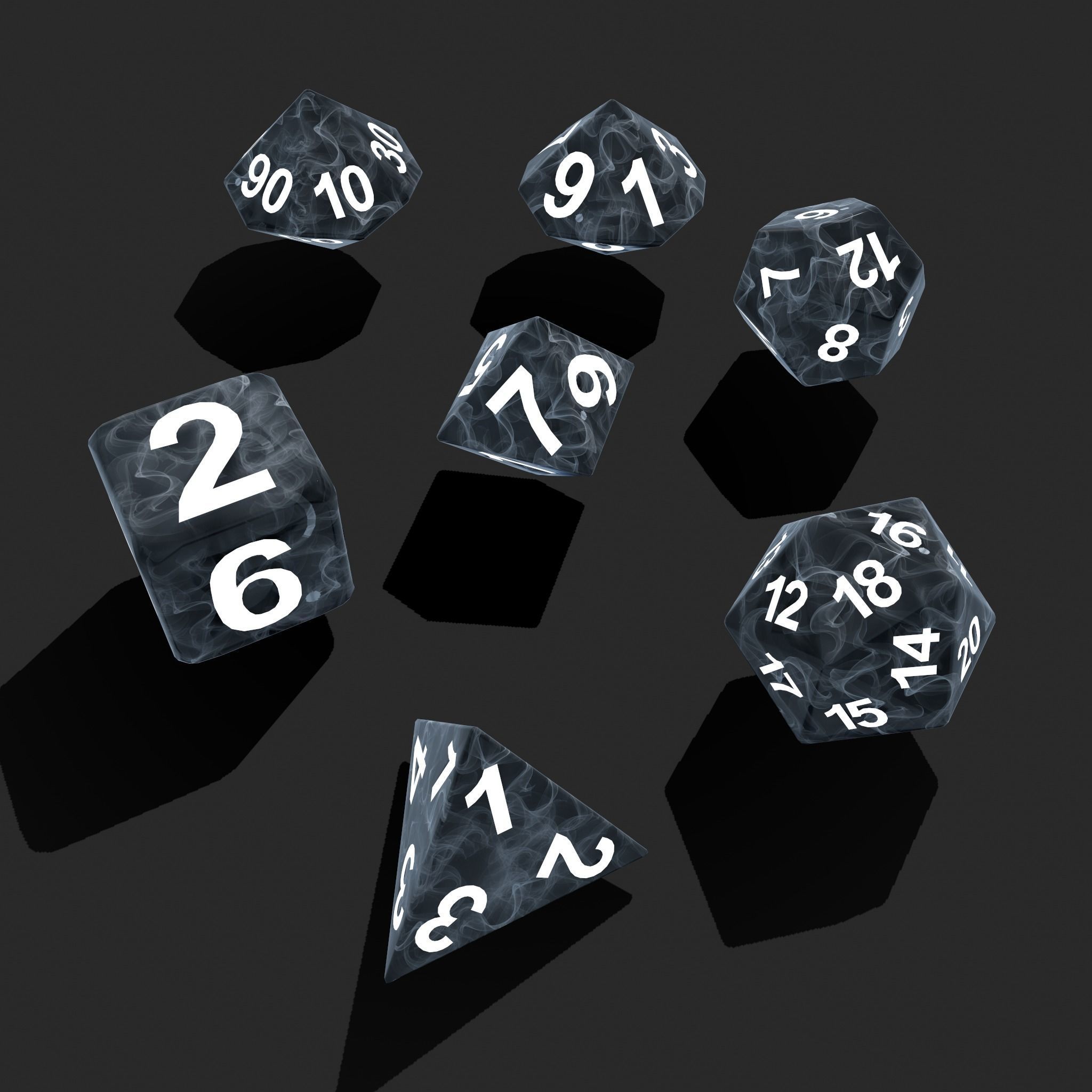 RPG Game Dice 3D model | CGTrader