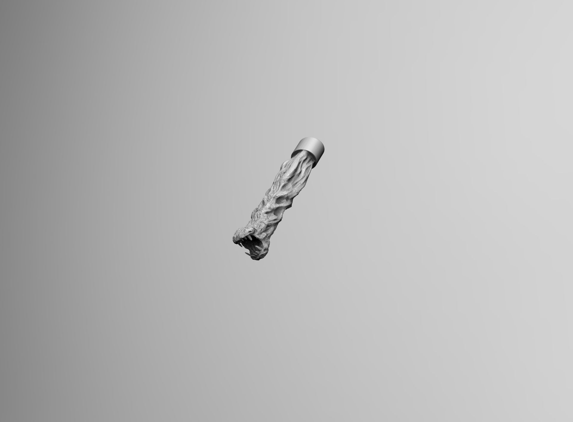 Alien Xenomorph 3D Print On Toxic Chamber Diorama 3D model 3D printable ...