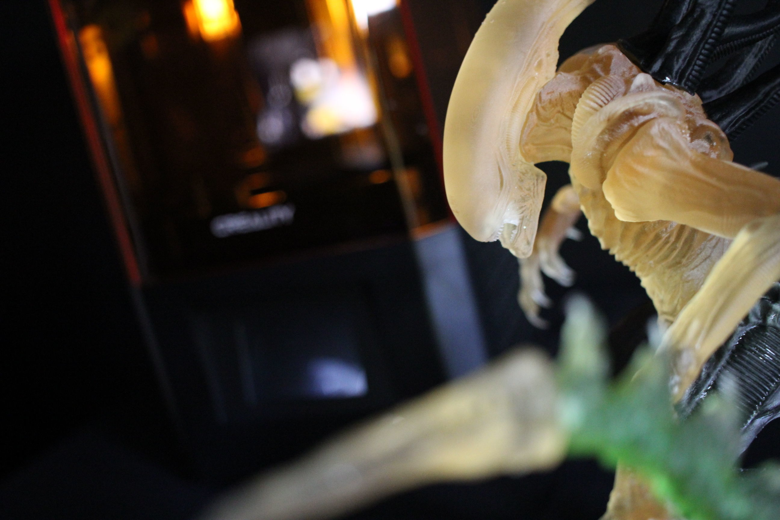 Alien Xenomorph 3D Print On Toxic Chamber Diorama 3D model 3D printable ...