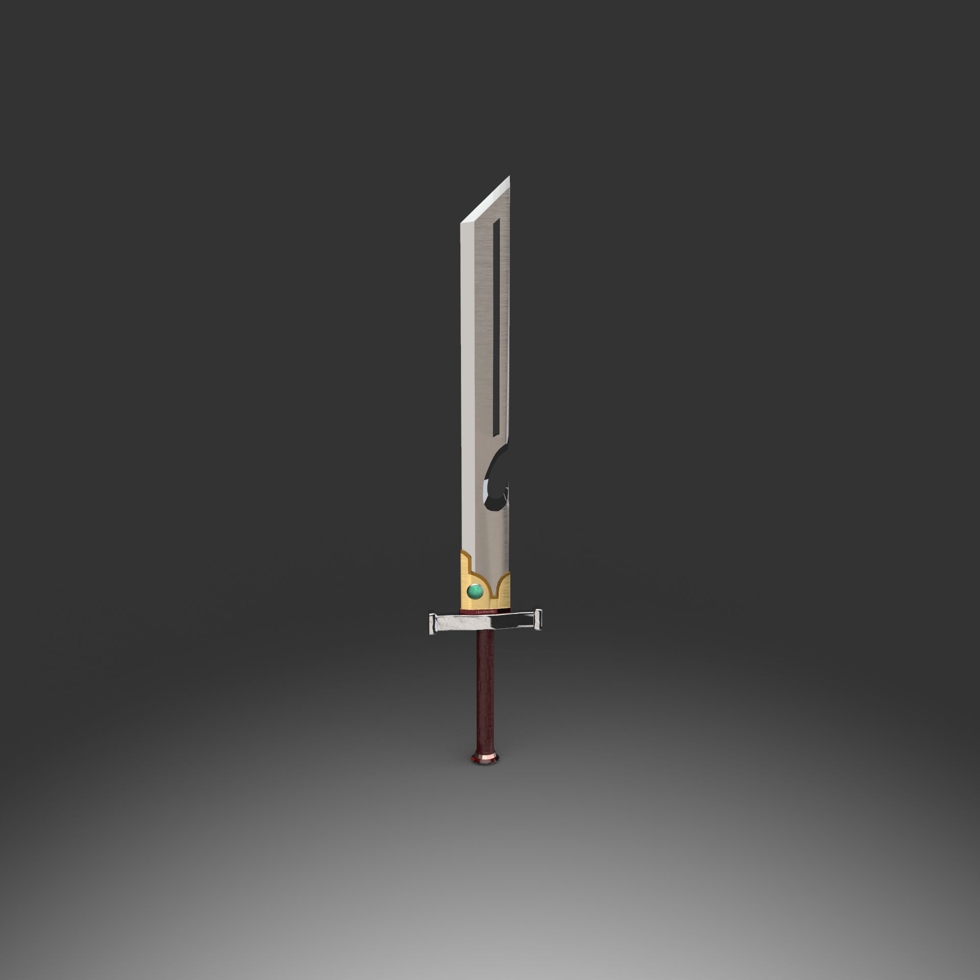 Gem Sword free 3D model | CGTrader