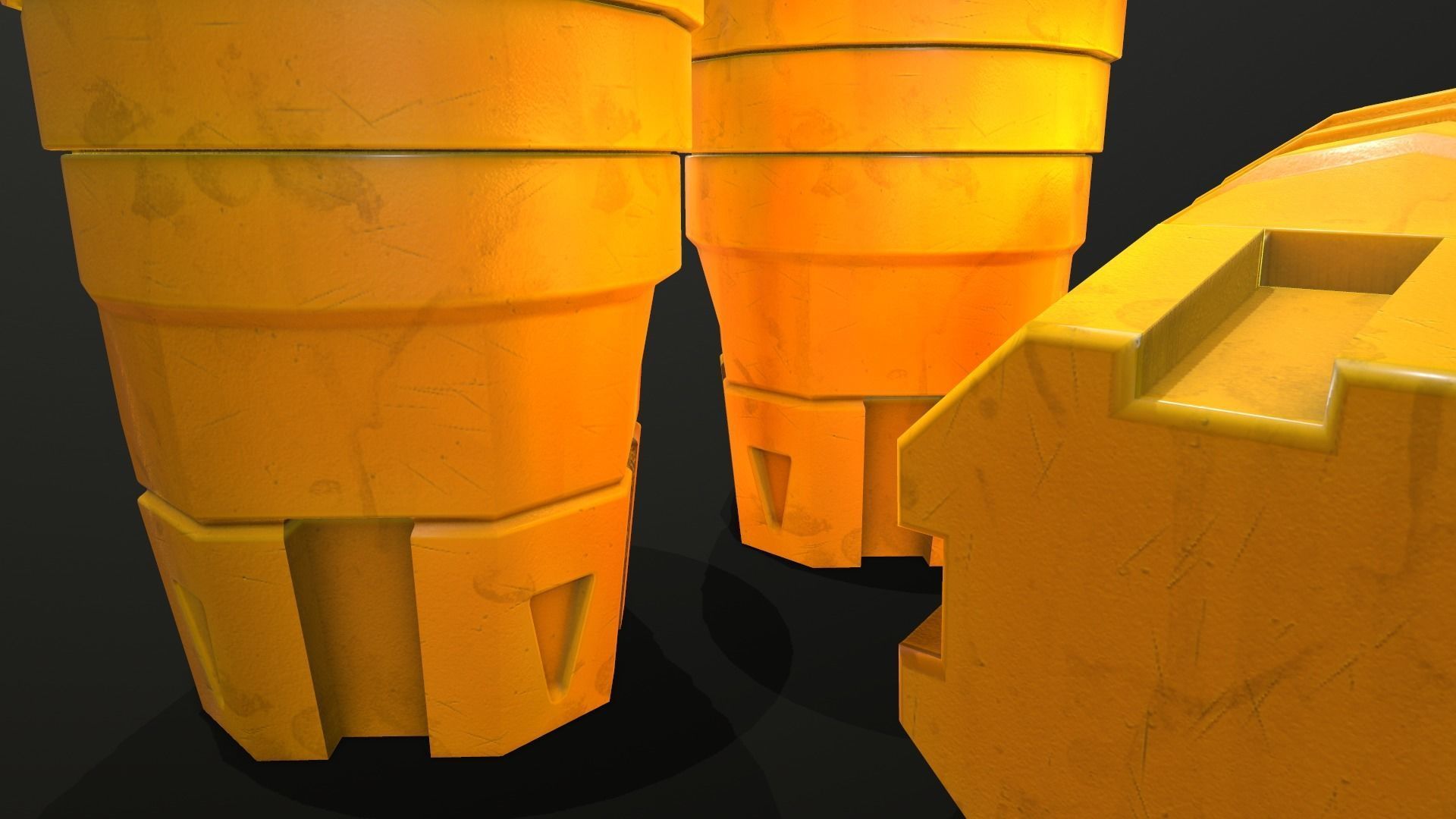 3D model Sand Crash Barrel Game-ready VR / AR / low-poly | CGTrader