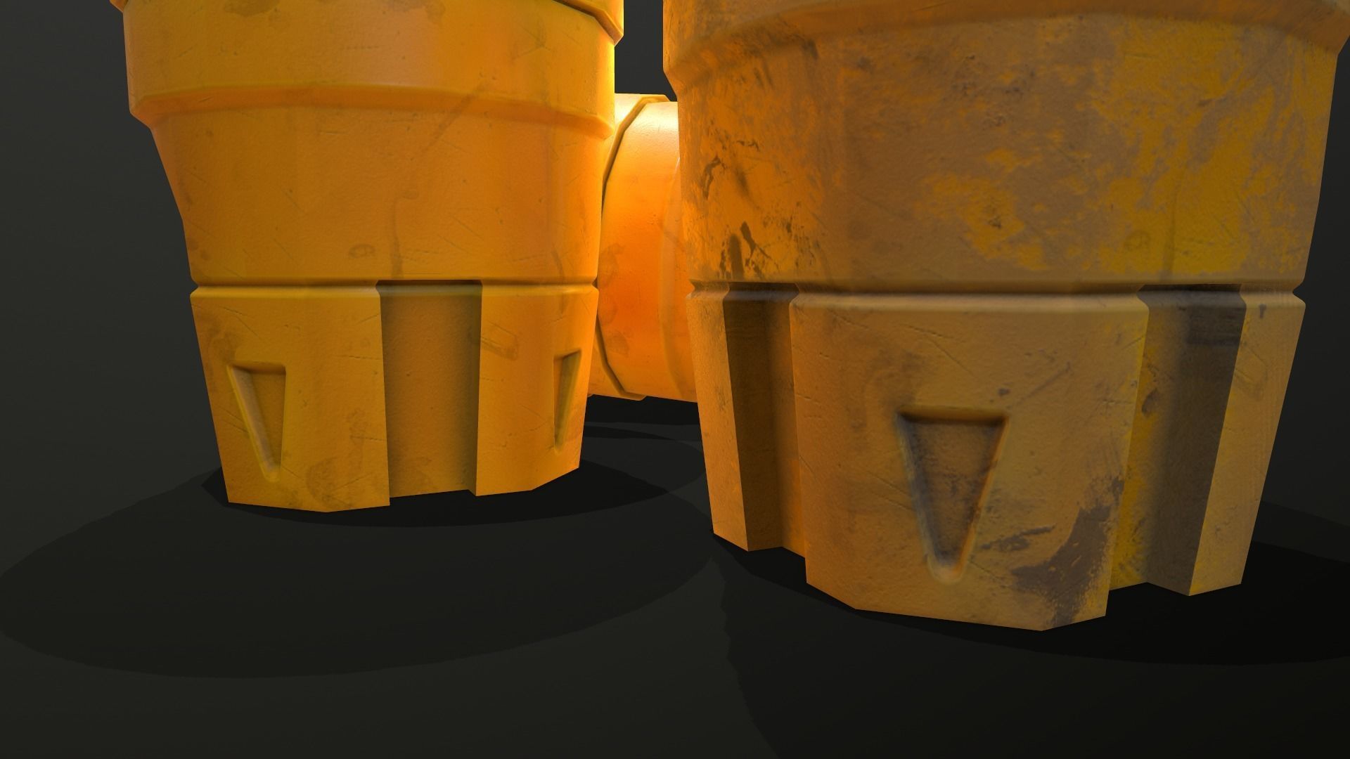 3D model Sand Crash Barrel Game-ready VR / AR / low-poly | CGTrader