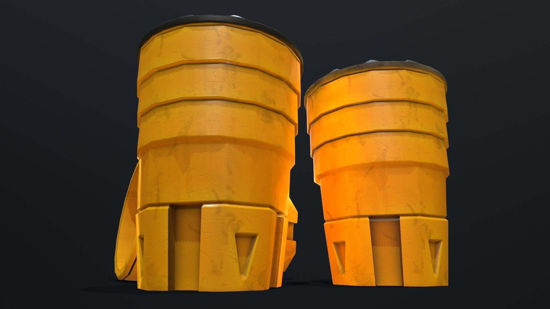 3D model Sand Crash Barrel Game-ready VR / AR / low-poly | CGTrader