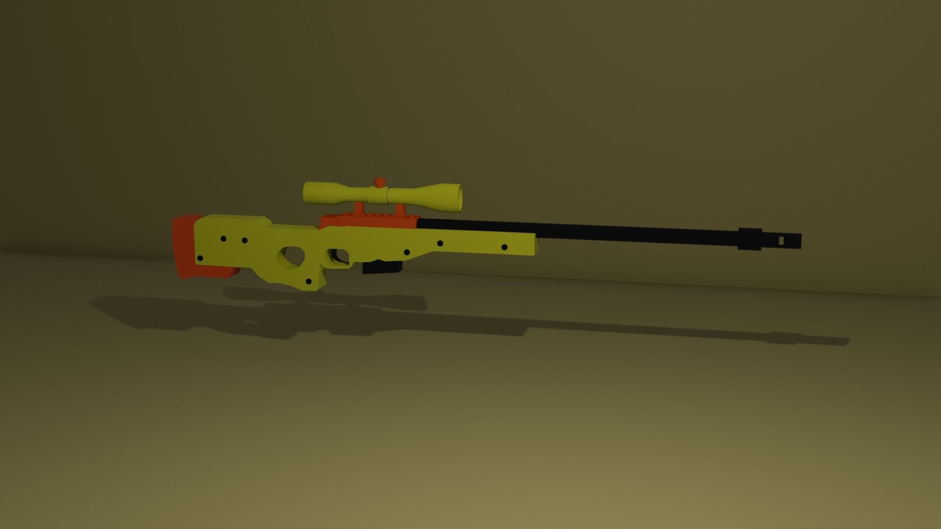 AWP gun free VR / AR / low-poly 3D model | CGTrader