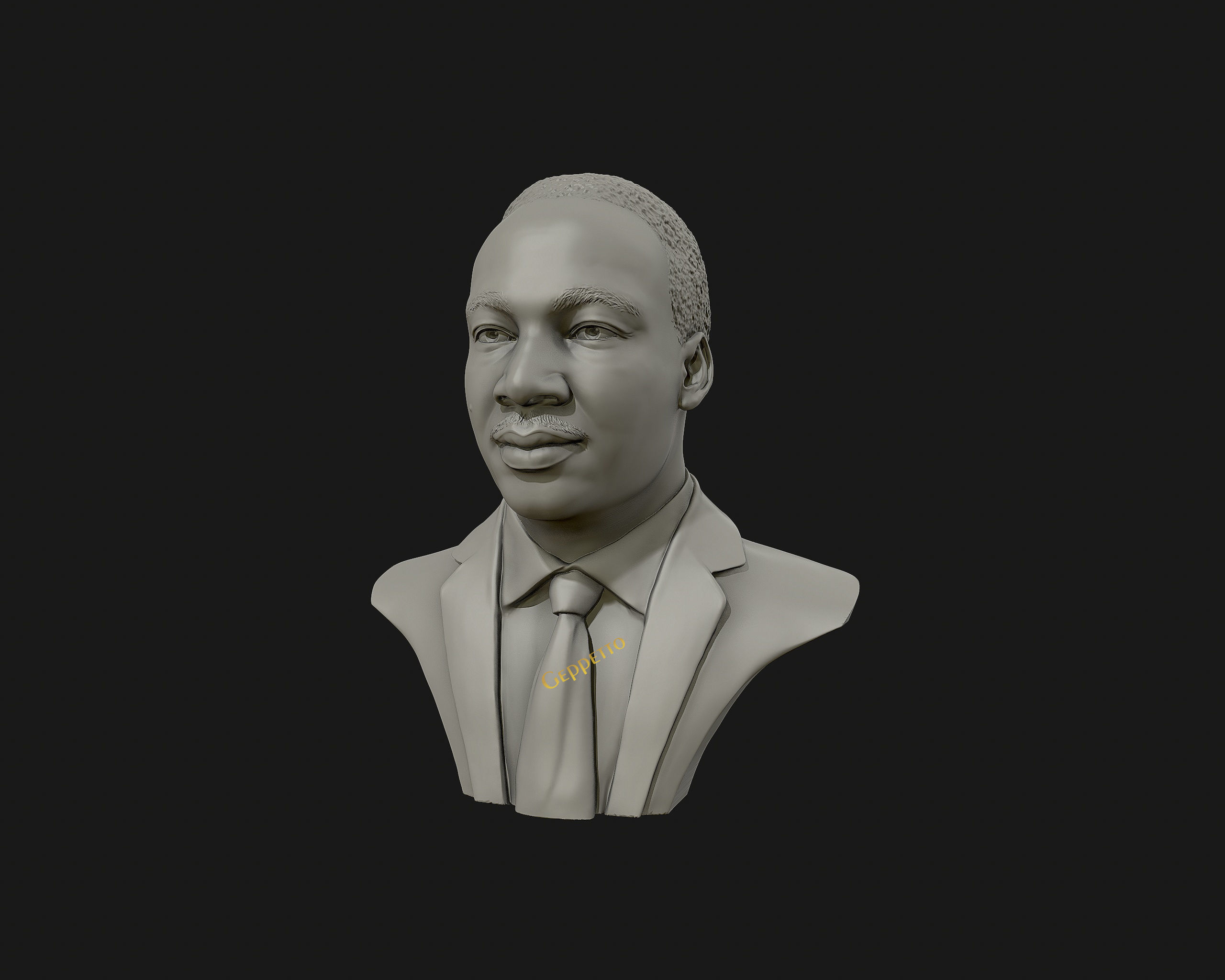 Martin Luther King head sculpture ready to 3D print 3D model 3D ...