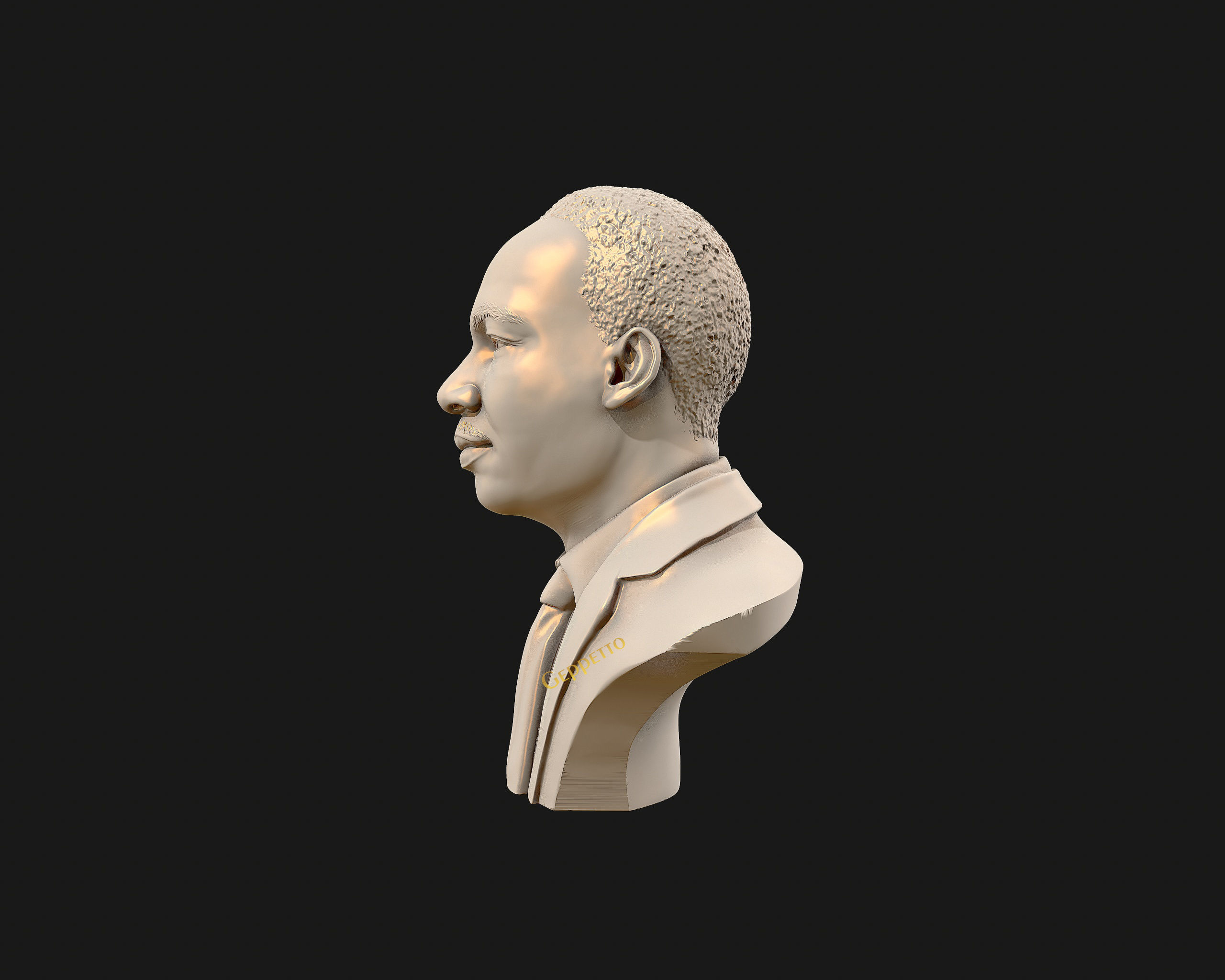 Martin Luther King head sculpture ready to 3D print 3D model 3D ...