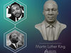 Martin Luther King head sculpture ready to 3D print 3D model 3D ...