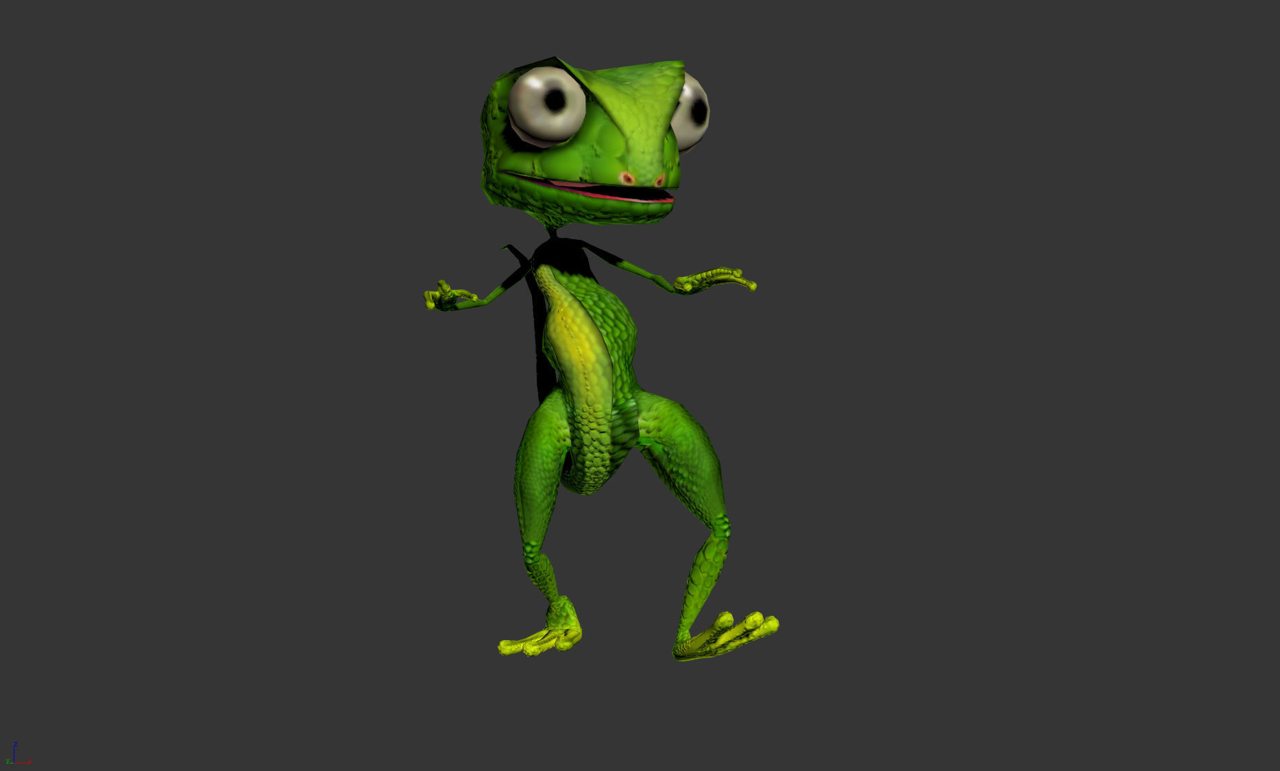 3D model 3D Lizard Game Character RIGGED and Animated Hand Painted VR ...