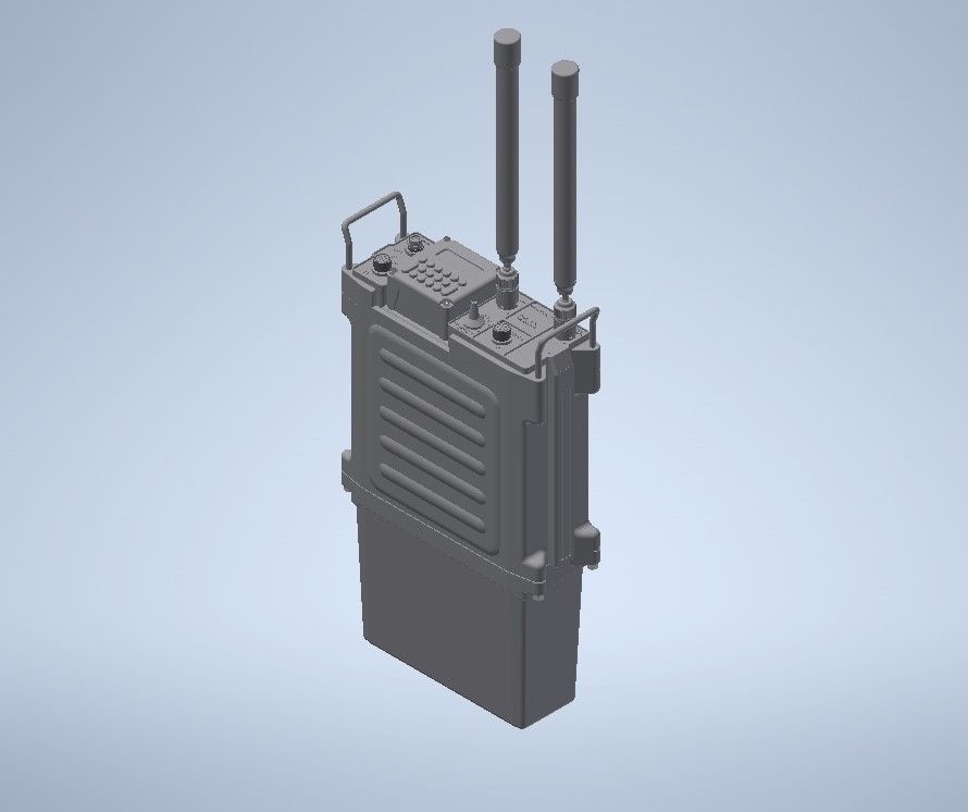 3D print model PRC 117F military radio | CGTrader