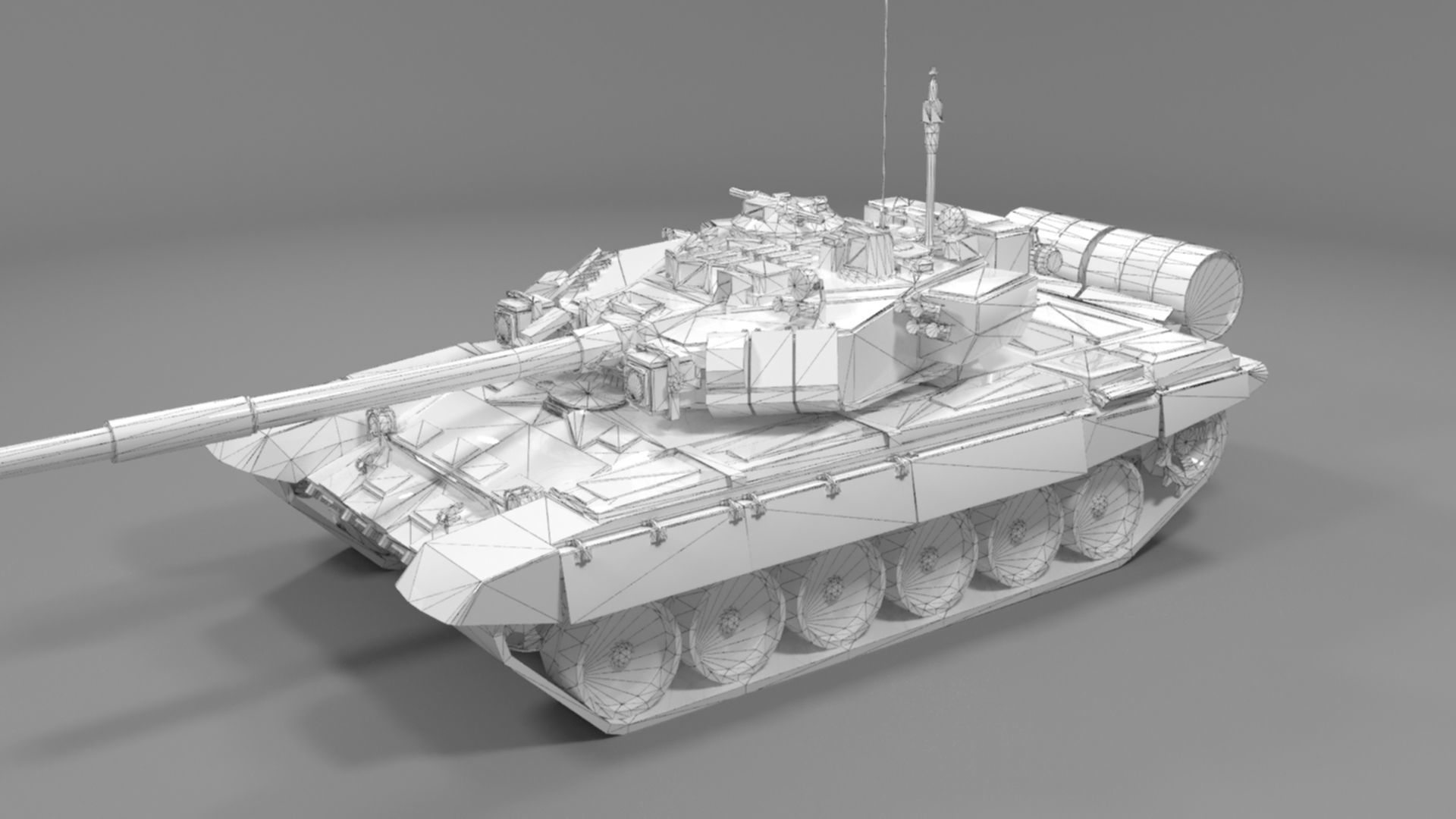 3D model High-Quality T90A Main Battle Tank 3D Model VR / AR / low-poly | CGTrader
