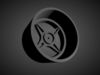 SSR Type X scalable and Printable rim 3D model 3D printable | CGTrader