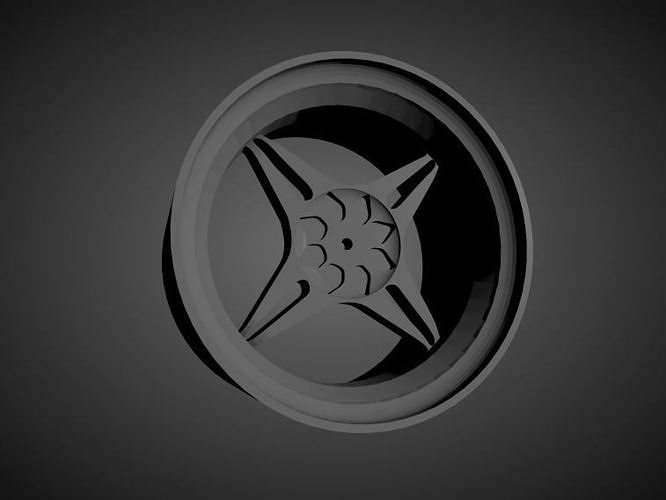 SSR Type X scalable and Printable rim 3D model 3D printable | CGTrader