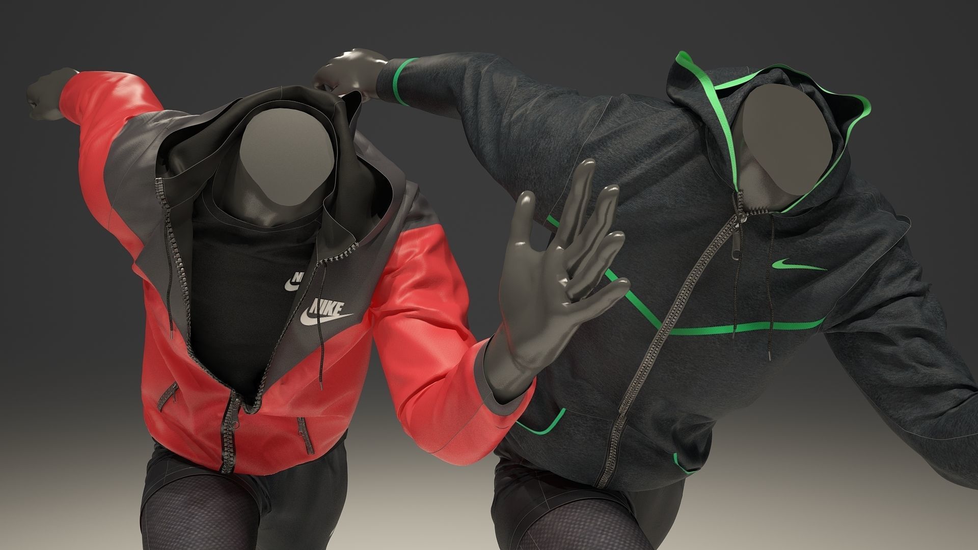 Man mannequin Nike FULL PACK 3D Model Collection | CGTrader