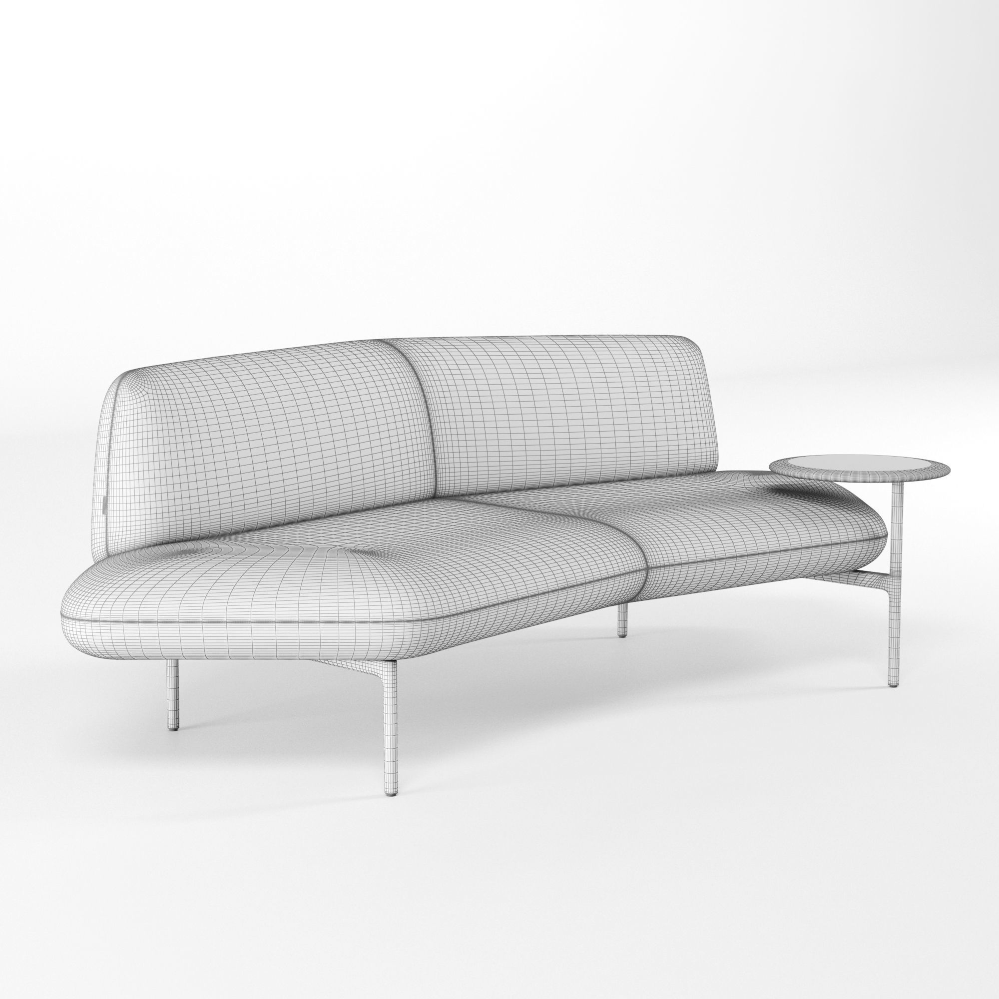 Haworth Openest Feather Sofa Symmetrical 3D model | CGTrader