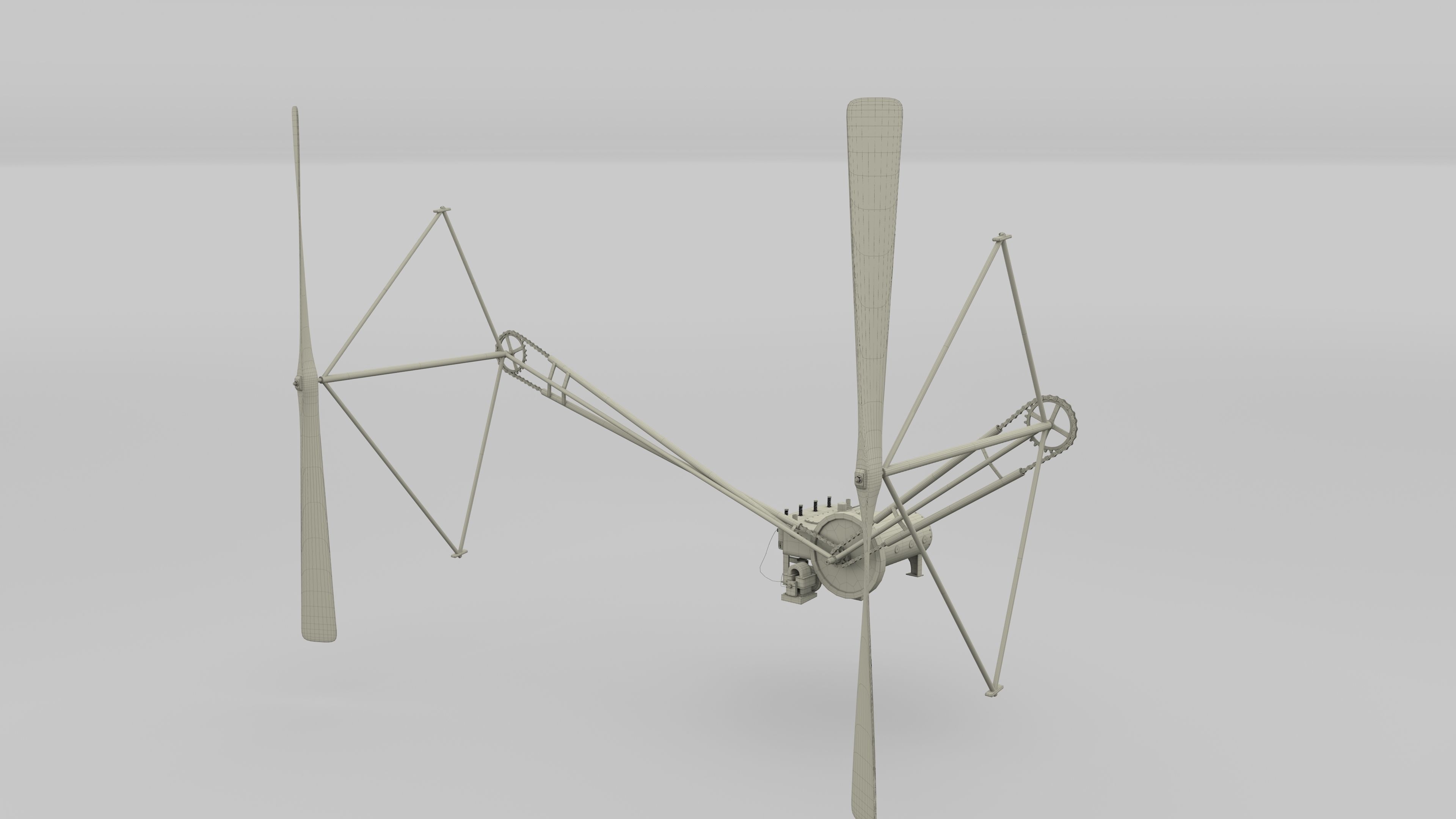 Wright Flyer Propulsion 3D model | CGTrader